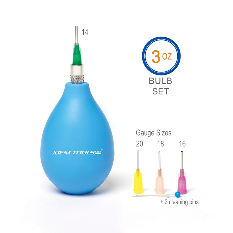 3oz Bulb Precision Tip Applicator Set Xiem Precision | Etsy