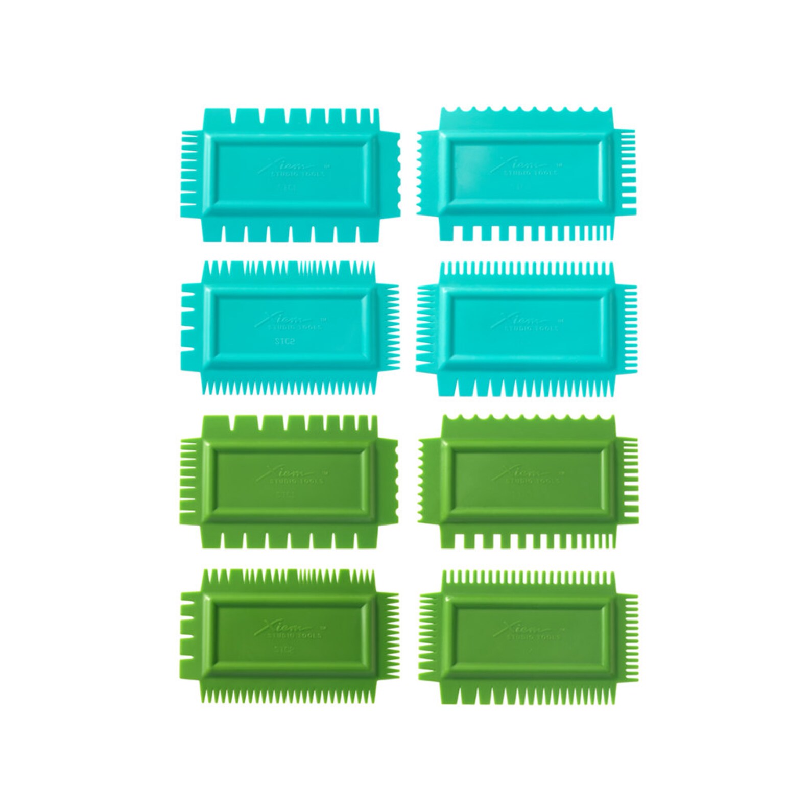 Set of 4 Combs Grain Striping Combs Clay Texture Combs - Etsy Canada