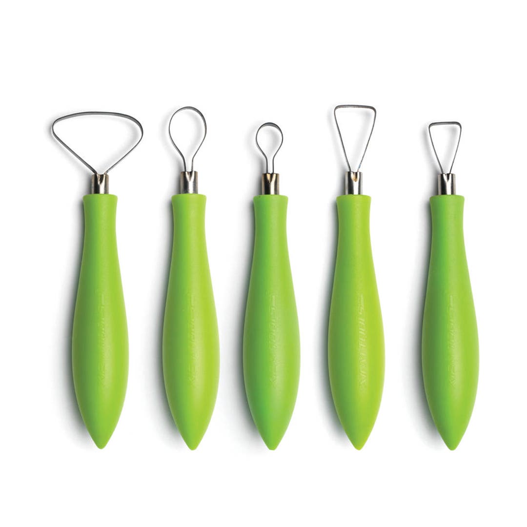 Complete Set 5 Loop Trimming Tools for Hollowing Sculpting Shaping ...