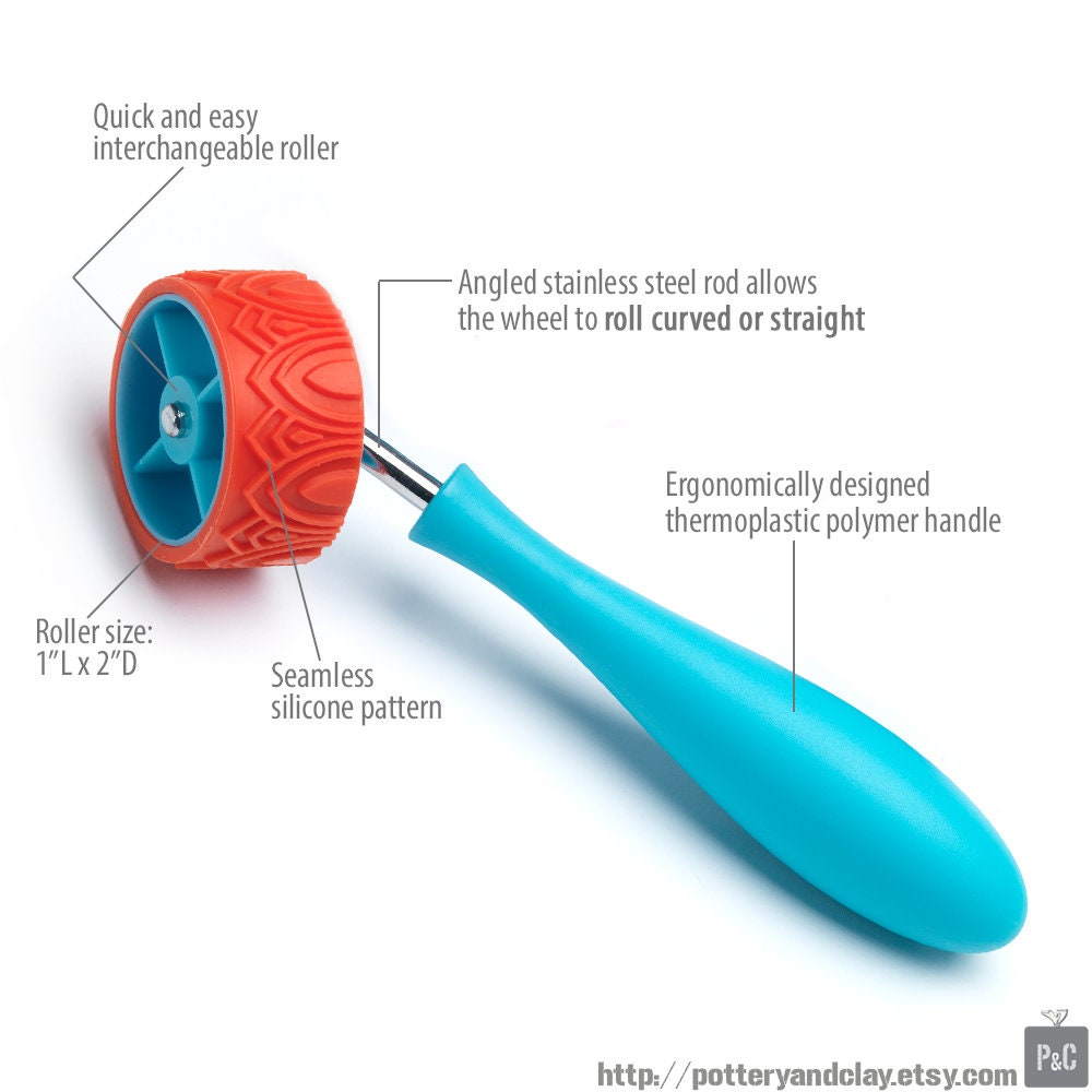 SET B 1 Clay Pattern and Texture Roller Set Xiem Art - Etsy