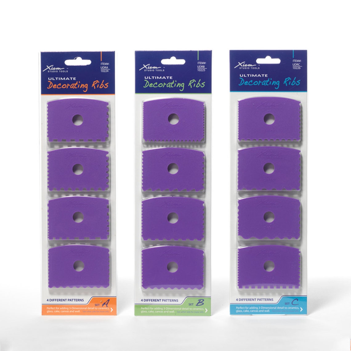 Xiem Ultimate Decorating Ribs Flex Firm Set Pottery Tools - Etsy