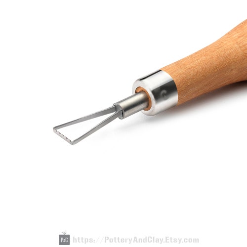 02 PRO Sculpting Triangle Rake and Clay Trimming Tool Pottery - Etsy