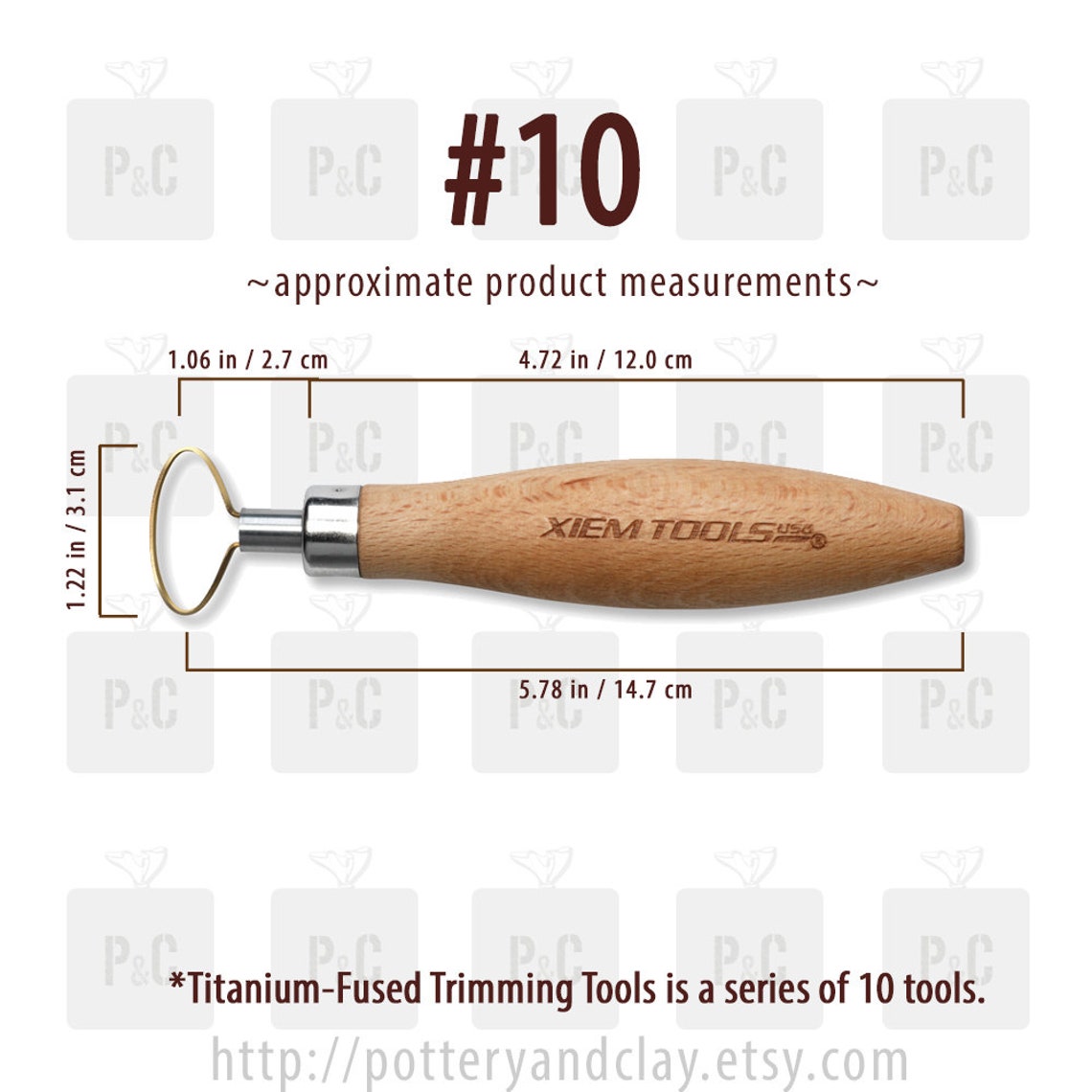 4 Tools Set / Titanium-fused PRO Trimming Tool Set Clay - Etsy