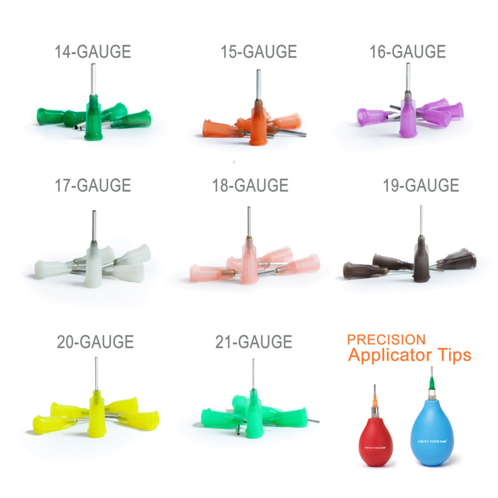 Precision Applicator 5-tips Set 14 15 16 17 18 19 20 21 Gauge - Etsy Israel