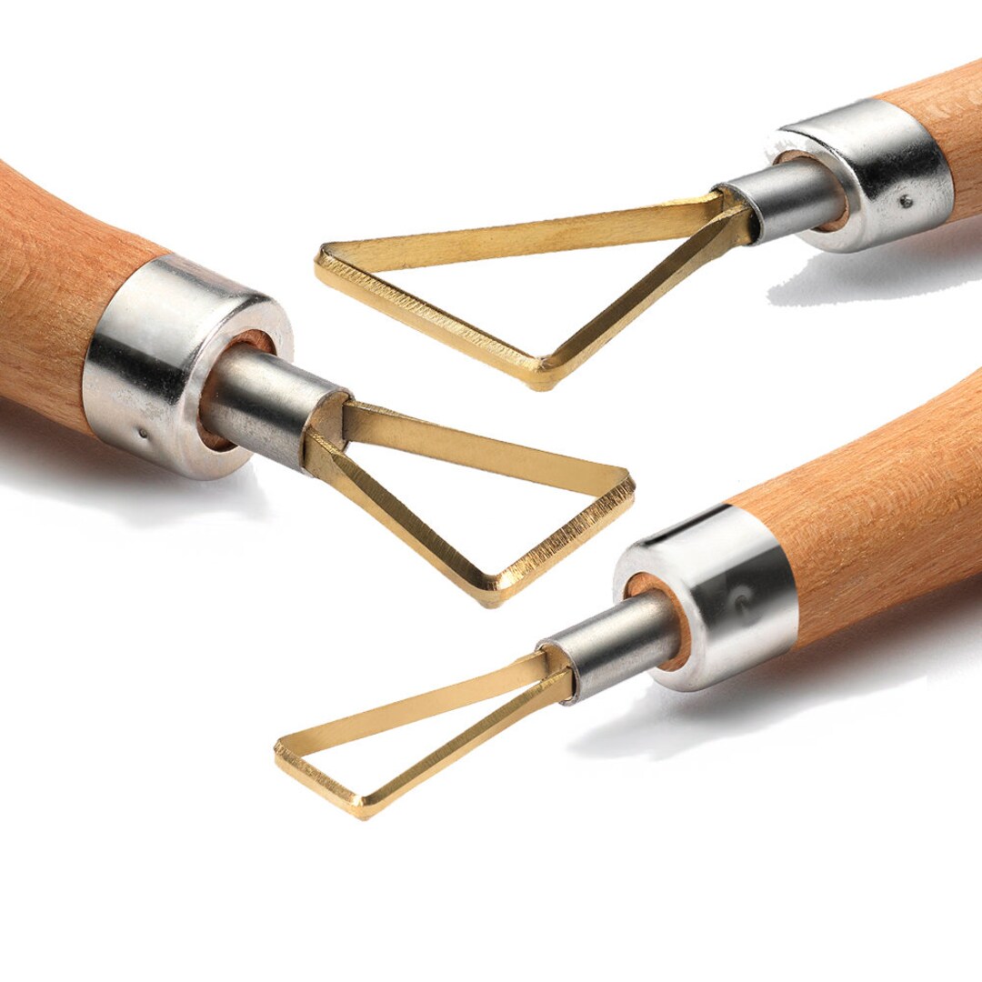 Triangle Beveled Loop Titanium-fused PRO Trimming Tool, Pottery ...