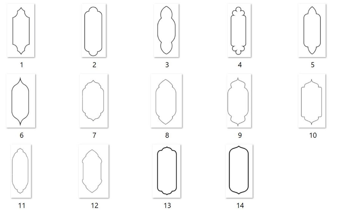 Long Plaque Cookie Cutter STL Digital Download HUGE BUNDLE - 84 Stls - Etsy