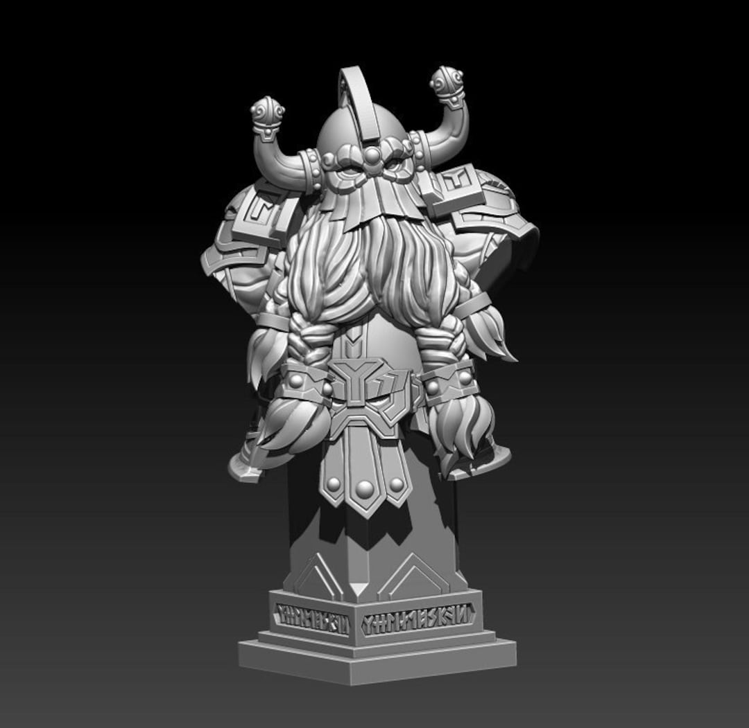 Dwarf Thane Bust - Etsy
