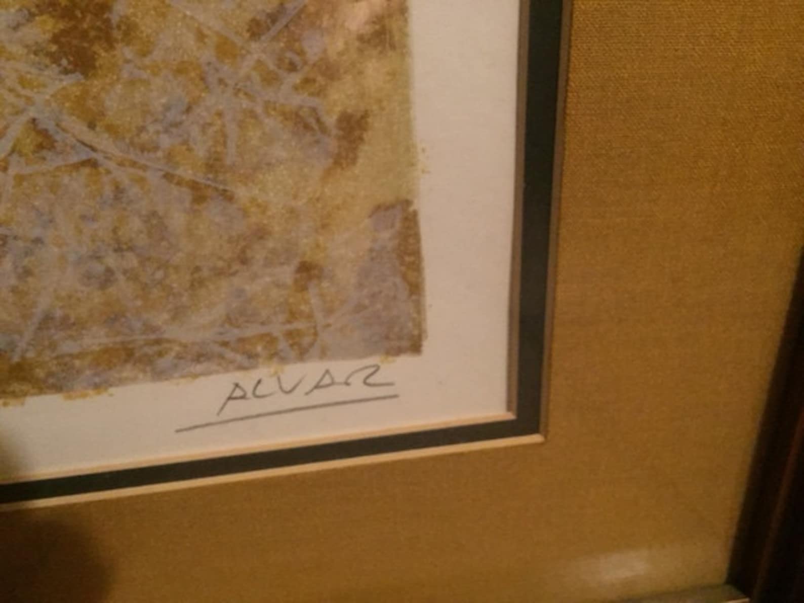 Sunol Alvar Signed Original Lithograph Print 24"x36" Very Beautiful ...