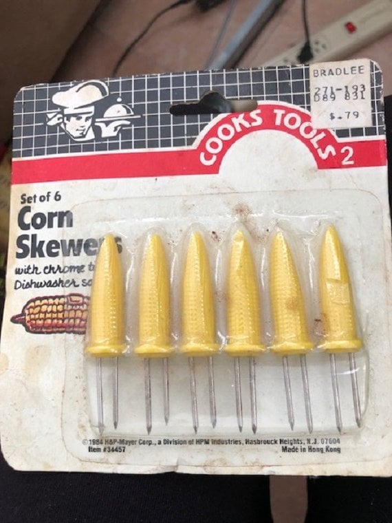 Vintage Corn Skewers Set of Six Original Packaging 1984 - Etsy