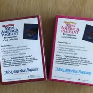 1994 Miss America Pageant, 50 - Contestant Card Collection New & Sealed ...