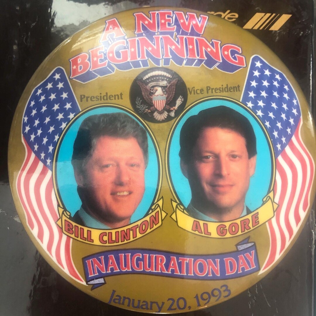 Clinton Gore 1993 Button - Etsy