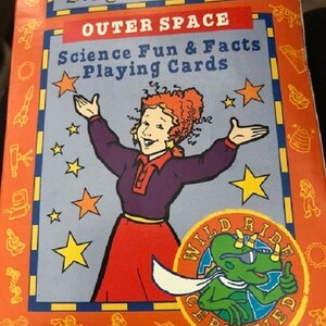 Magic School Bus Playing Cards Outer Space Science Facts 1996 - Etsy