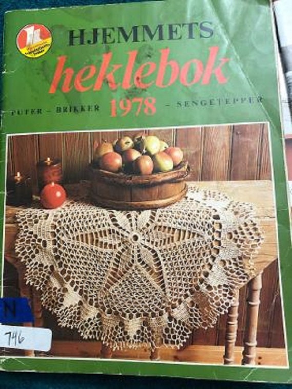 Norwegian Knitting Book Heklebok Tablecloths Bedspreads | Etsy