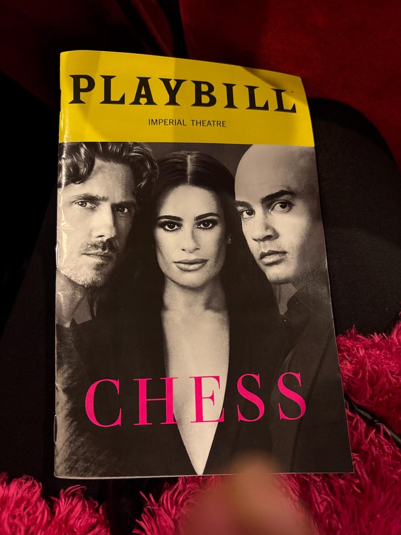 Chess Playbill Original - Etsy