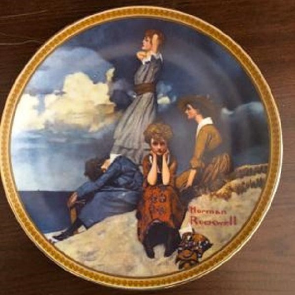 Norman Rockwell Rediscovered Women Collection Plates - Etsy