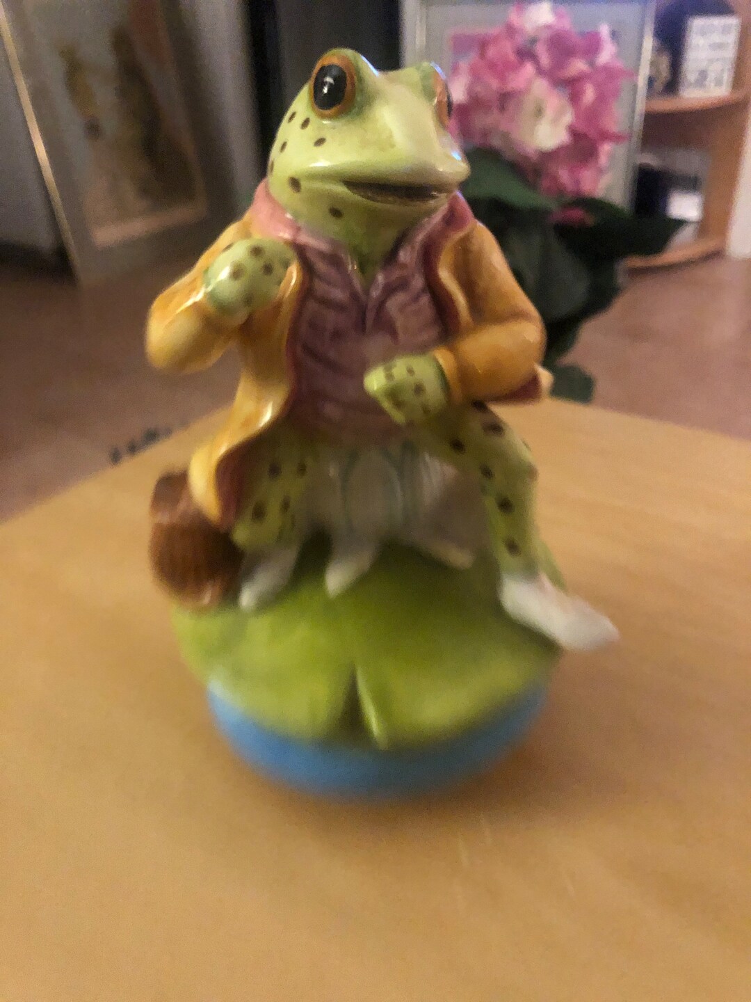 Vintage 1977 Schmid Early Beatrix Potter Jeremy Fisher Frog Porcelain ...