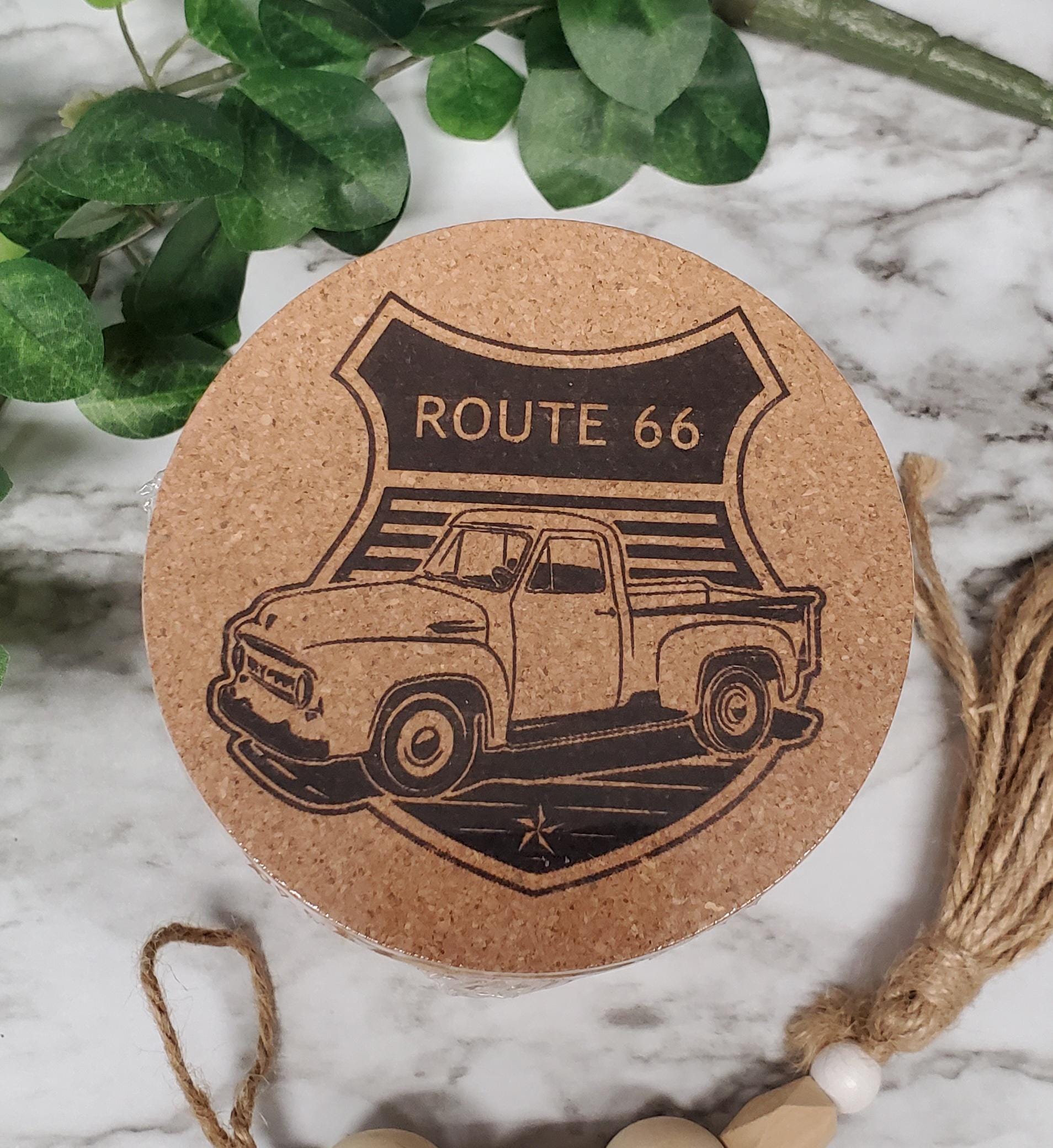 Route 66 Old Ford Truck Coasters, Set of 4 - Etsy