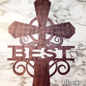 Personalized Wood Cross Sign, Custom Wood Sign, Wooden Cross, Wall ...