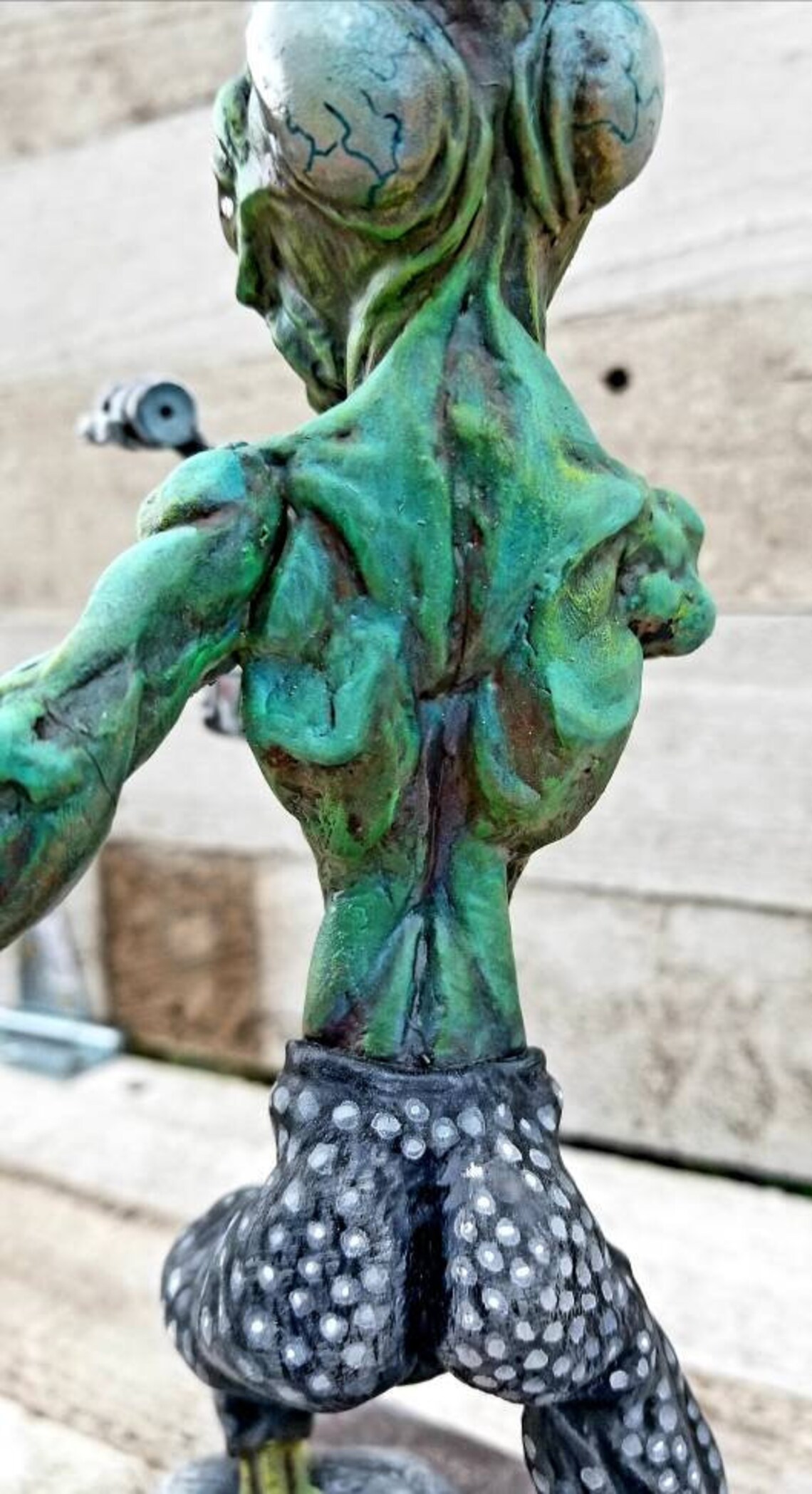 Green Alien Alien Sculpture Creature Sculpture Outer Space | Etsy