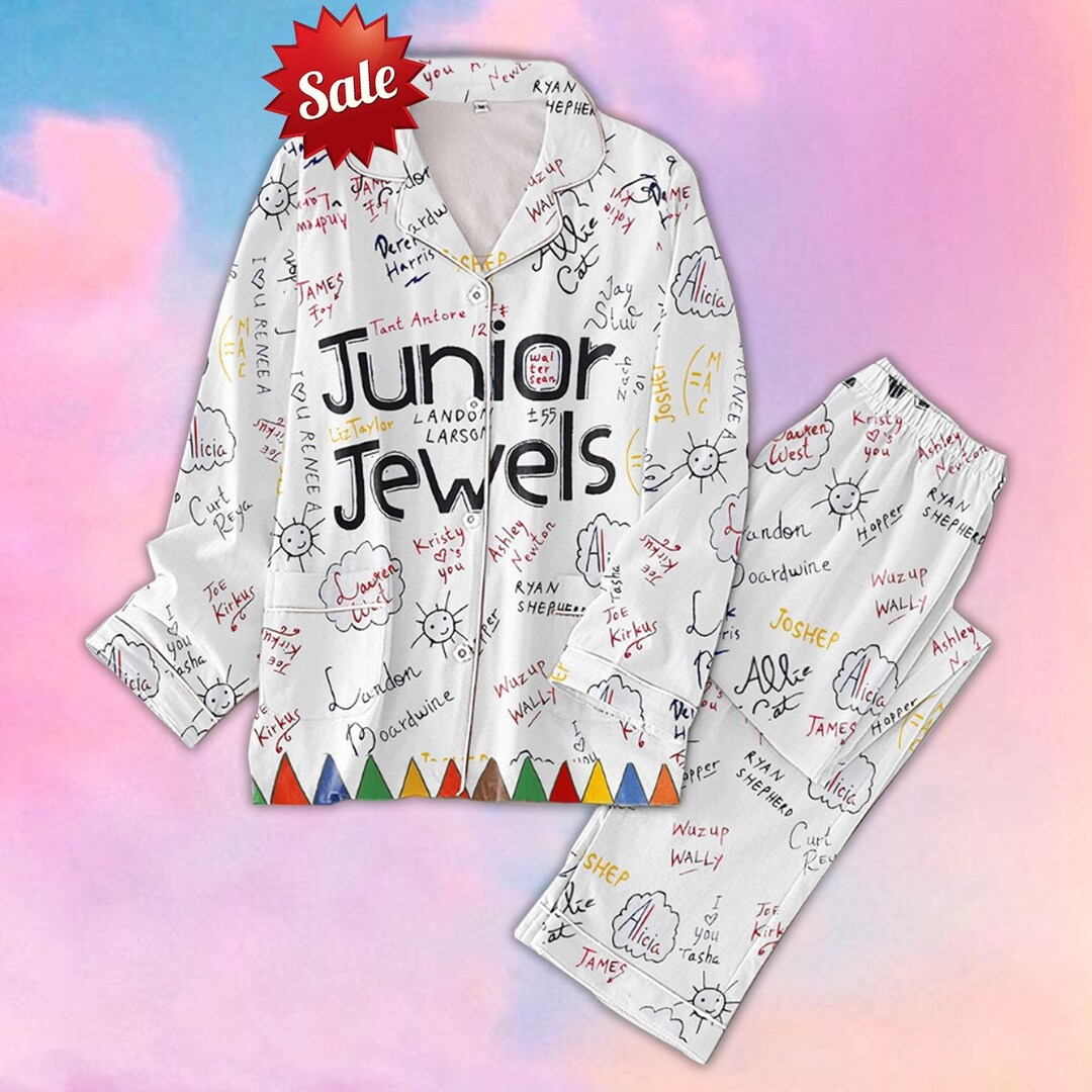 Taylor Junior Jewels Pajamas Set Swiftie Tour Pajamas Set - Etsy