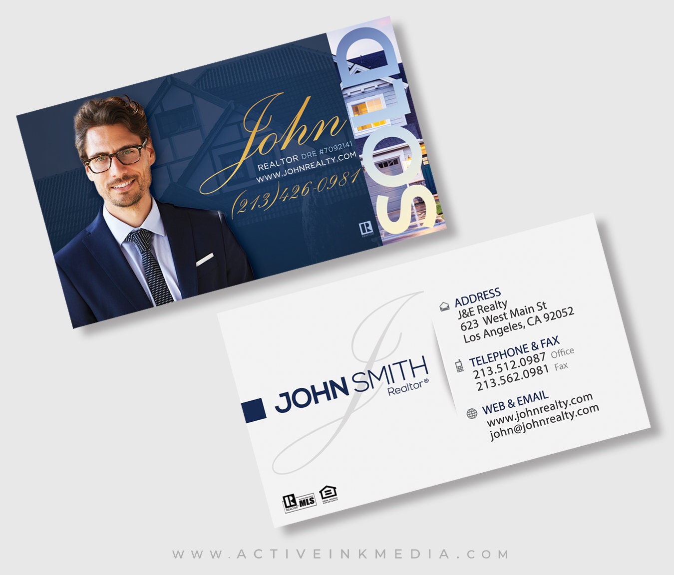 Realtor Business Cards Templates Real Estate Business Cards