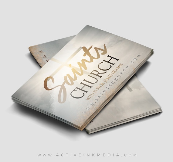 Church Business Cards Paster Minister Pastoral Worship | Etsy