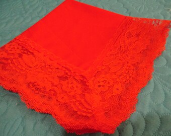 Red Handkerchief Skirt | Etsy