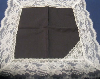 Black Handkerchief - Etsy