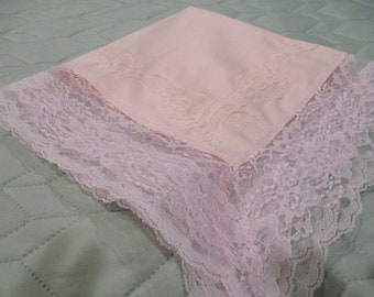 Pink Handkerchief - Etsy