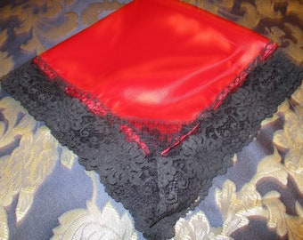 Red Handkerchief | Etsy