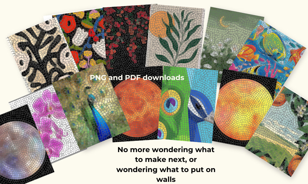 45 Printable Mosaic Pattern Templates PDF Download for Christine - Etsy