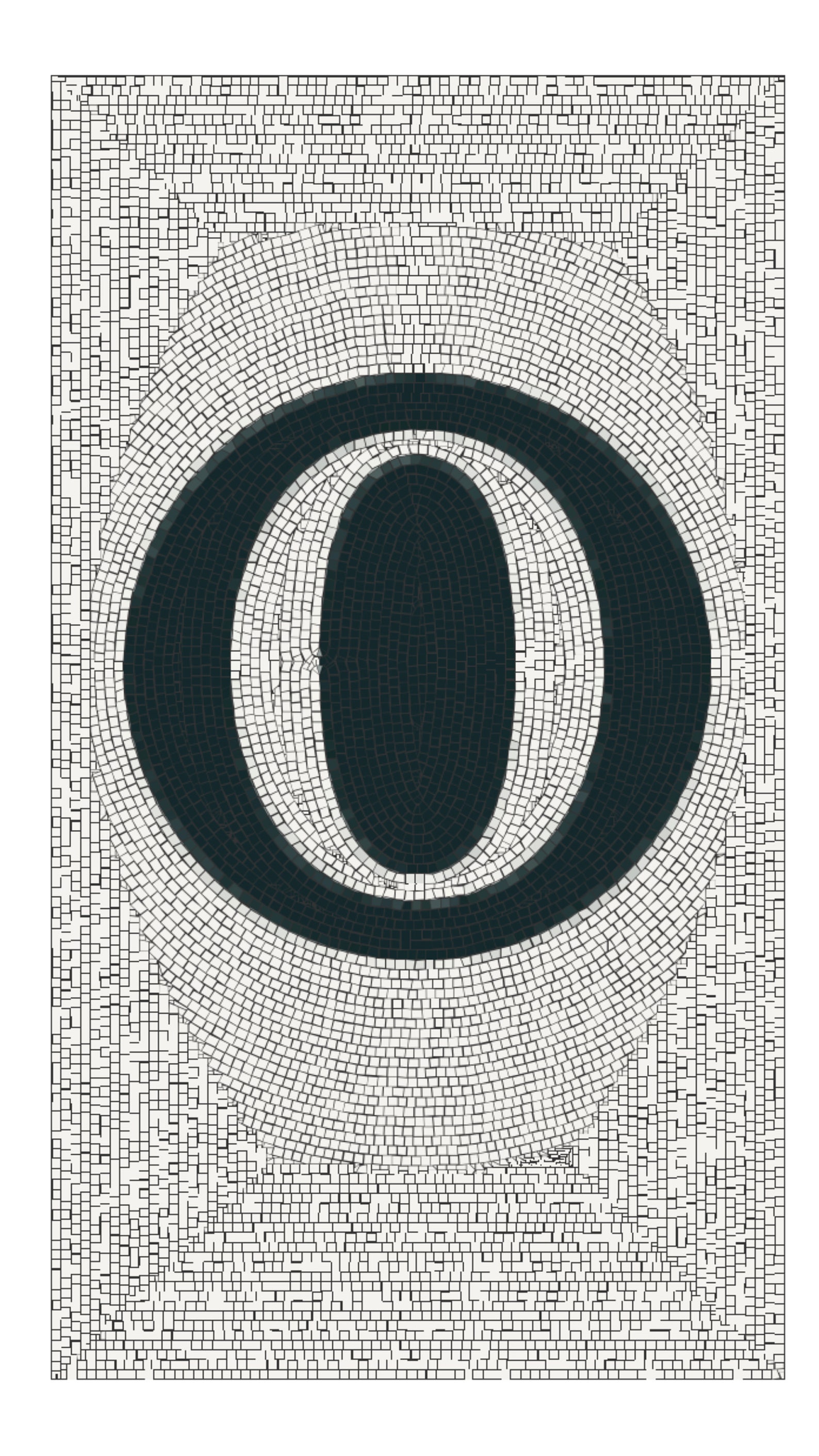 Modern House Number Printable Mosaic Pattern Templates PDF Downloads 0 ...