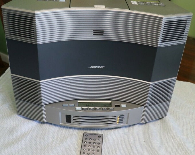 Bose Acoustic Wave Music System II W/ 5 Disc CD Changer - Titanium ...