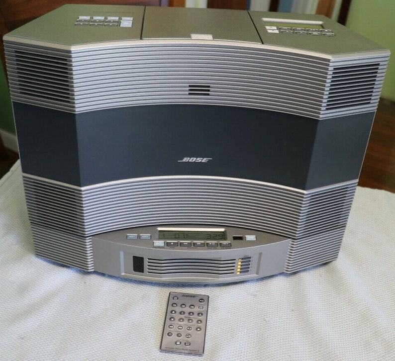 Bose Acoustic Wave Music System II W/ 5 Disc CD Changer - Titanium ...