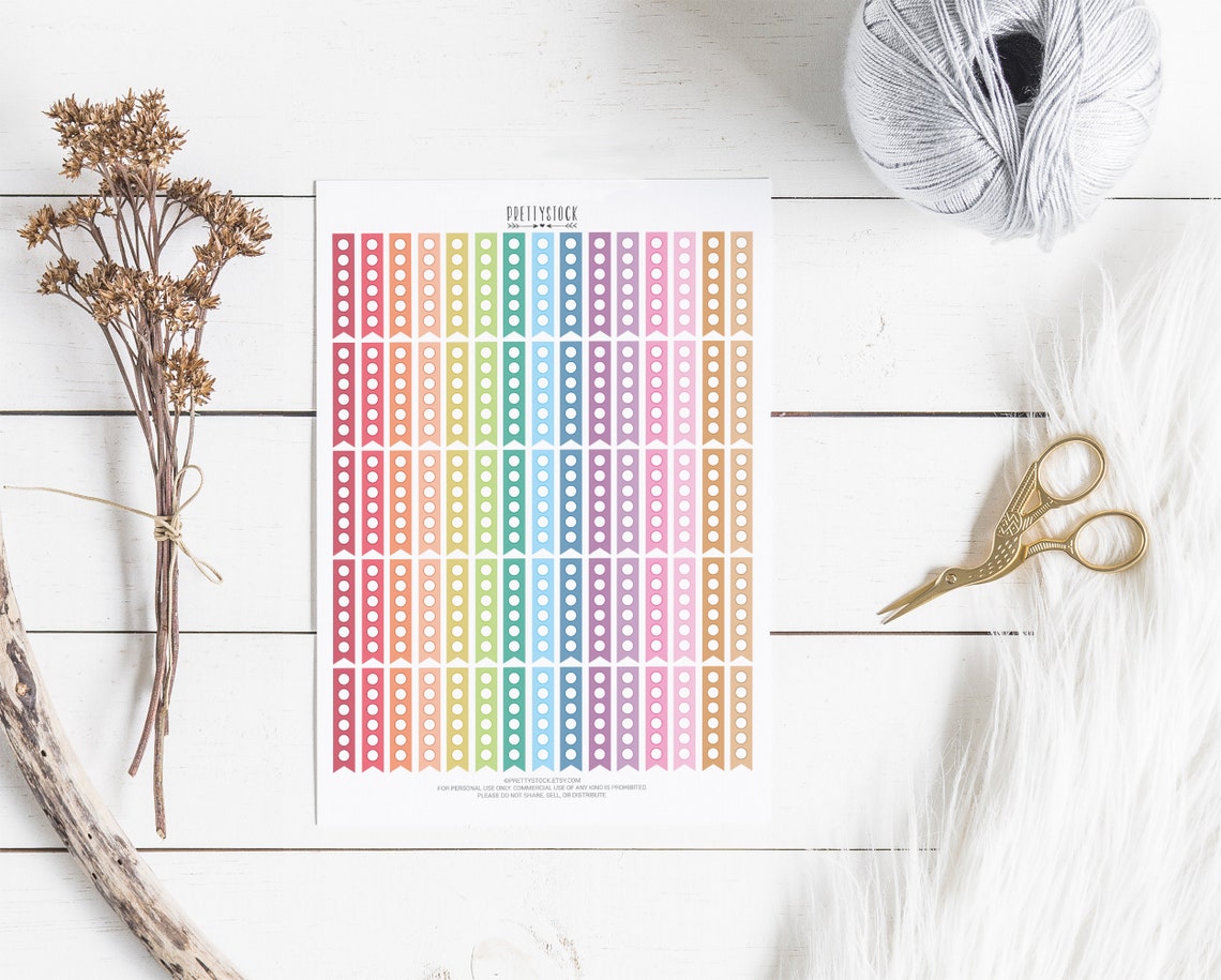 Checklist Stickers Printable Stickers Planner Stickers - Etsy