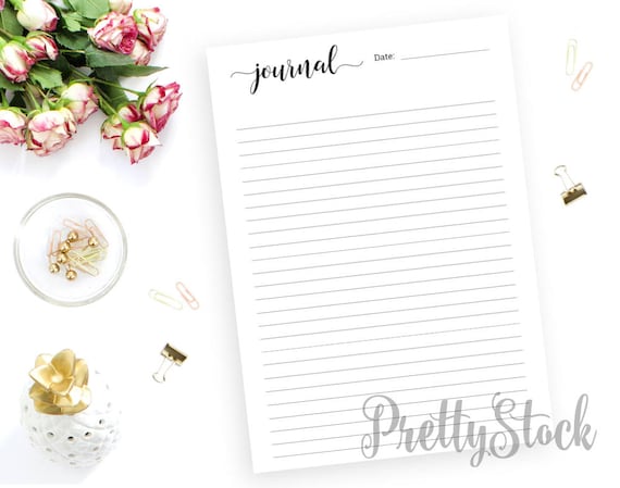 Printable Journal Insert Printable Planner Planner Inserts | Etsy