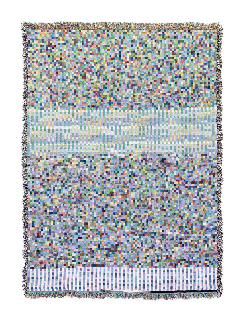 Ethereum Blockchain Woven Cotton Throw Blanket Designed by Phillip ...