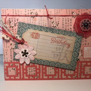 Pretty Asian Inspired Greeting Cards. Handmade, Beautiful Details ...