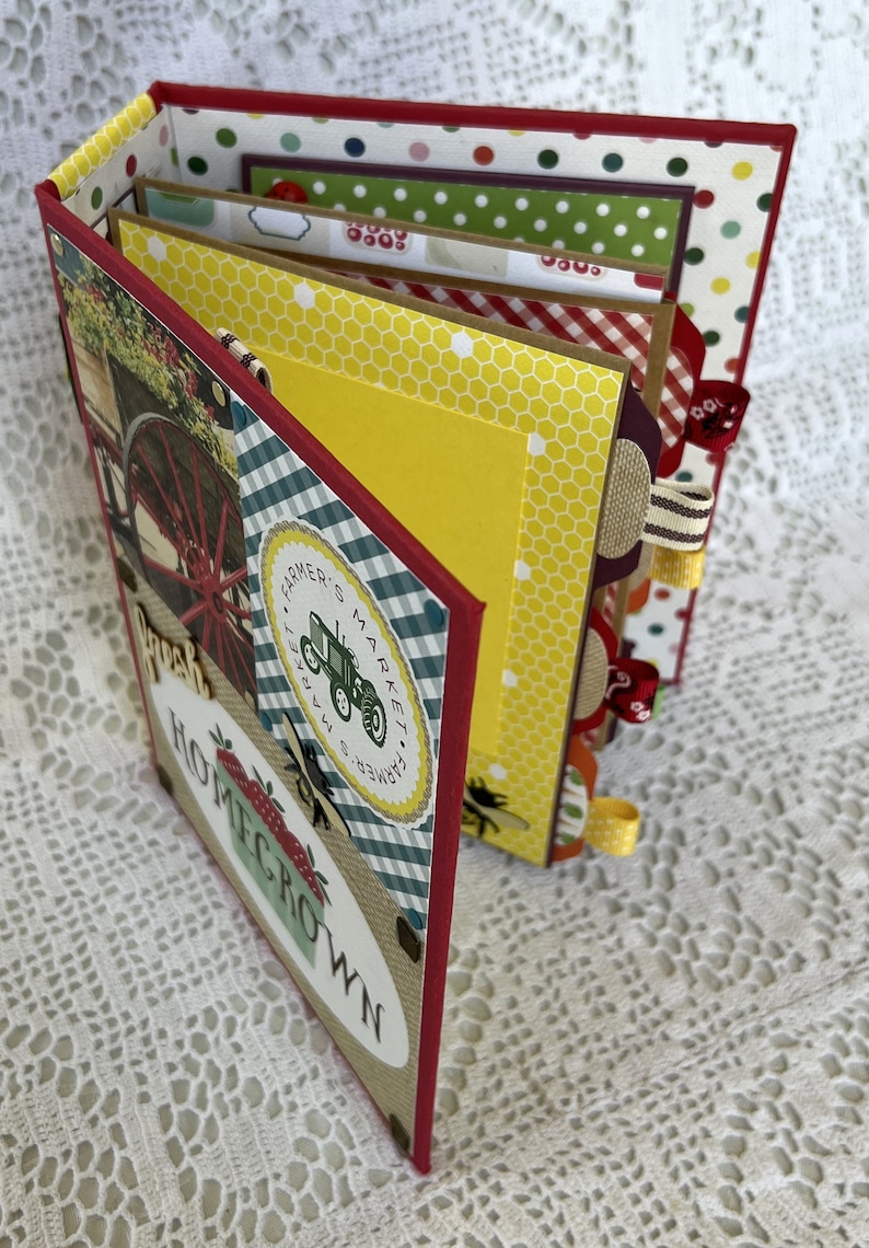 HOMEGROWN Interactive Scrapbook. Free US Shipping. Fun and Colorful ...