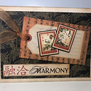 Pretty Asian Inspired Greeting Cards. Handmade, Beautiful Details ...
