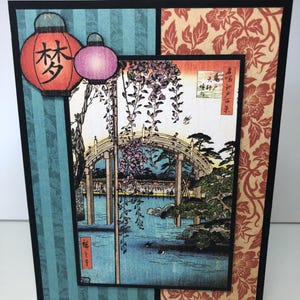 Pretty Asian Inspired Greeting Cards. Handmade, Beautiful Details ...