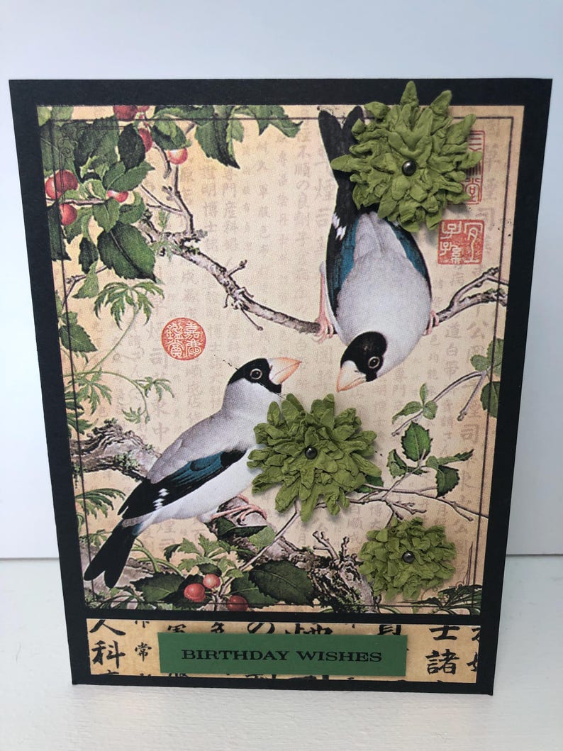 Lovely Asian Inspired Greeting Cards. Handmade, Beautiful Details ...