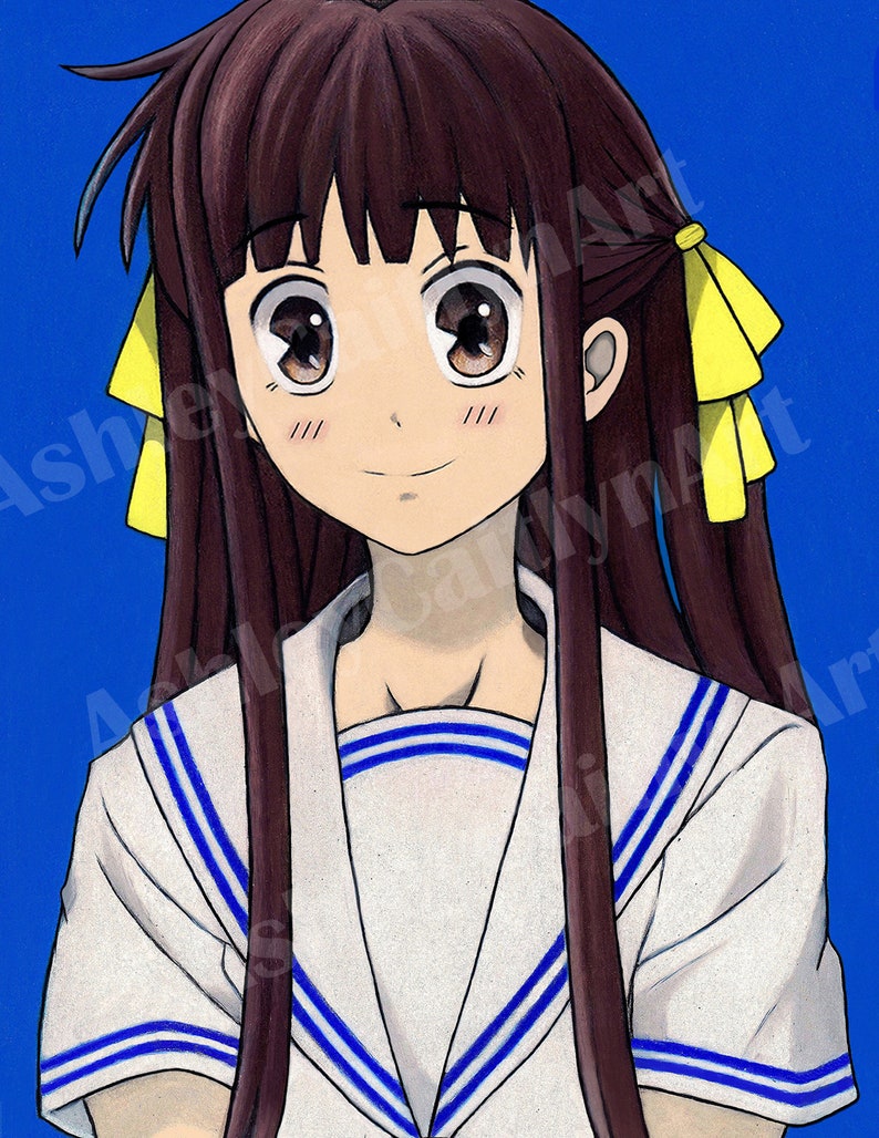 Fruits Basket furuba Physical Art Print Tohru Honda Print | Etsy