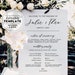 Classic Wedding Order of Ceremony Sign | EDITABLE TEMPLATE Printable ...
