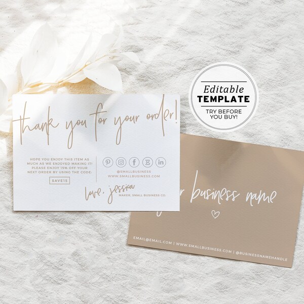 Package Insert - Etsy