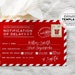 Editable Delayed Christmas Gift Printable Christmas Gift Voucher, Late ...