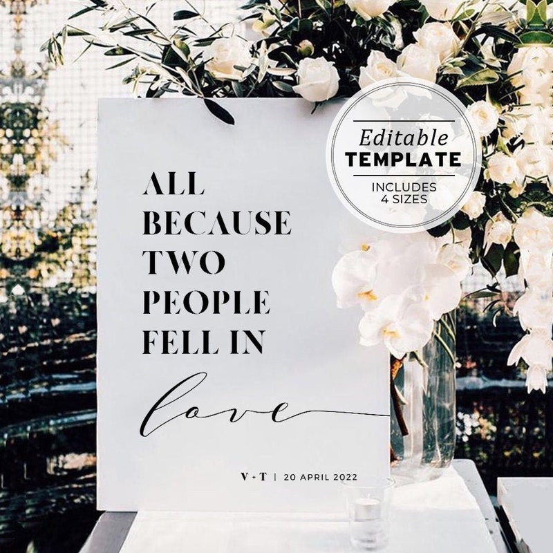 Engagement Welcome Sign - Etsy