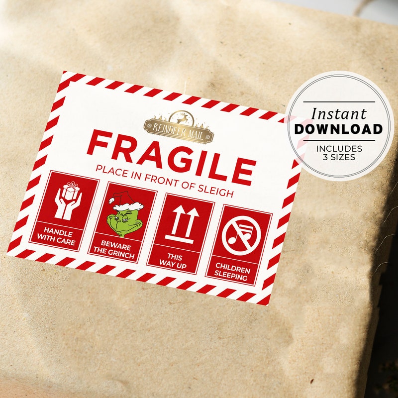 Custom Fragile Stickers - Etsy