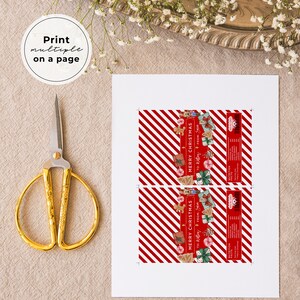 Christmas Chocolate Wrapper Template, Christmas Chocolate Gift, Hershey ...