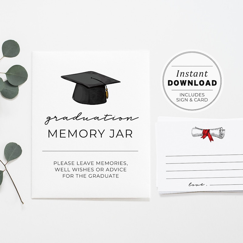Graduation Memory Jar - Etsy